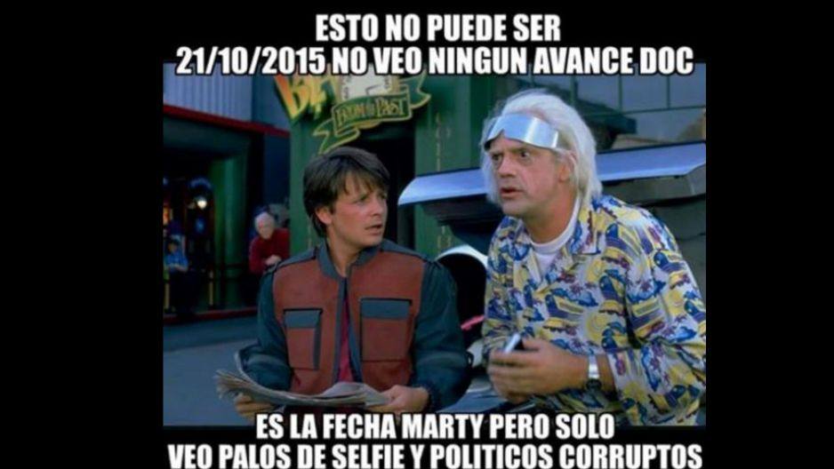 Los memes más divertidos de la llegada de Marty McFly a 2015 ...