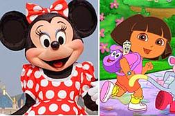 Minnie Mouse y Dora la Exploradora, a castañazo limpio | El Comercio